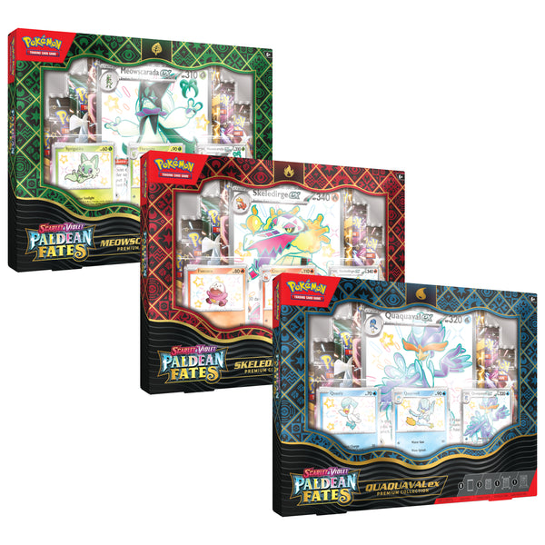 Pokemon TCG: Paldean Fates Premium Collection Box Set of 3 – Chief Cards