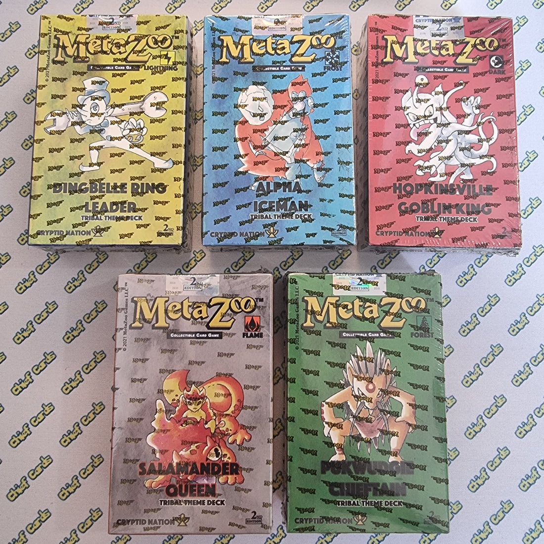 MetaZoo: Cryptid Nation Deck Set - 2nd Edition – Chief Cards